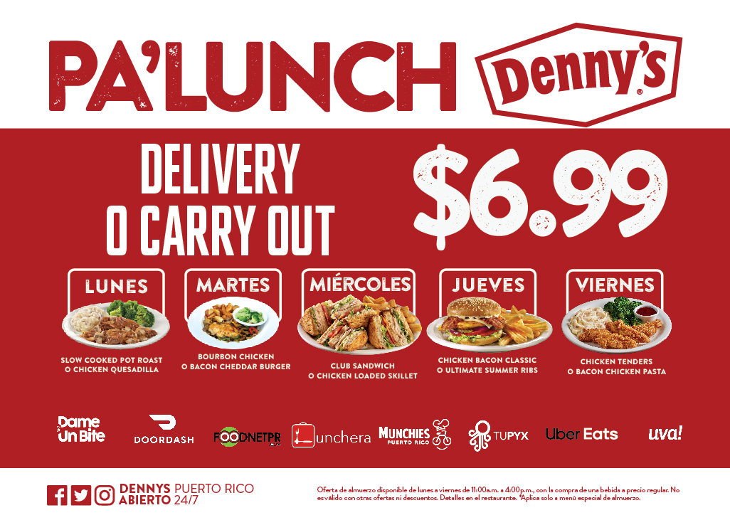 Nuestros Especiales - Denny's Puerto Rico
