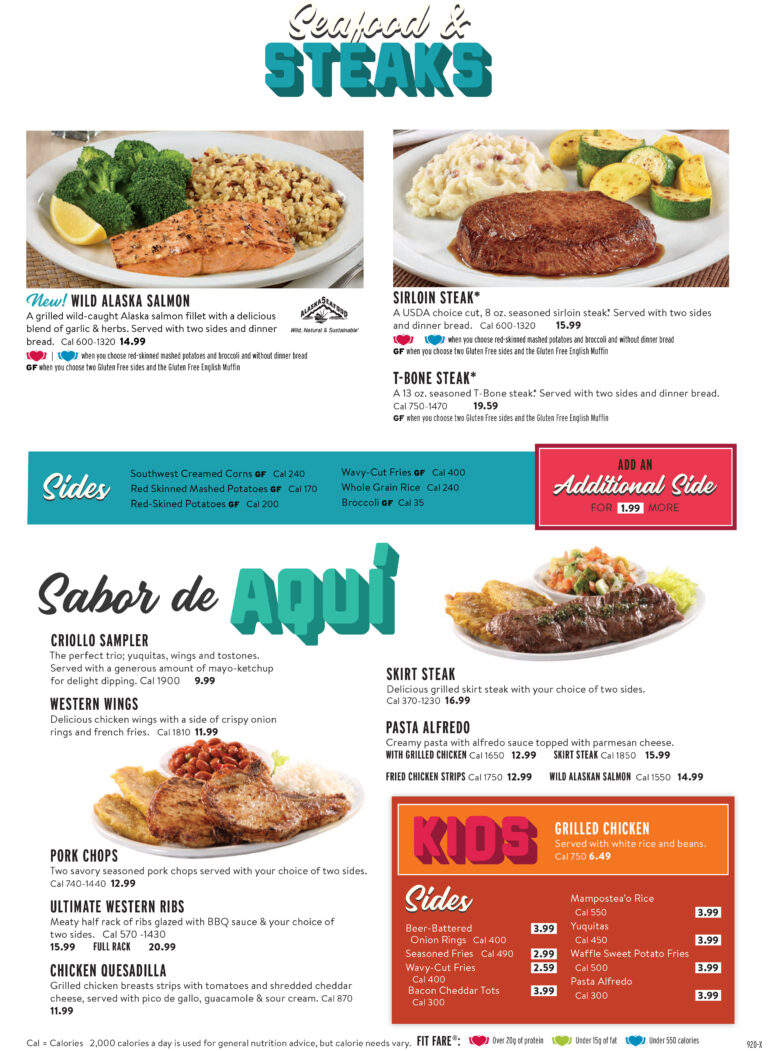 Menú - Denny's Puerto Rico